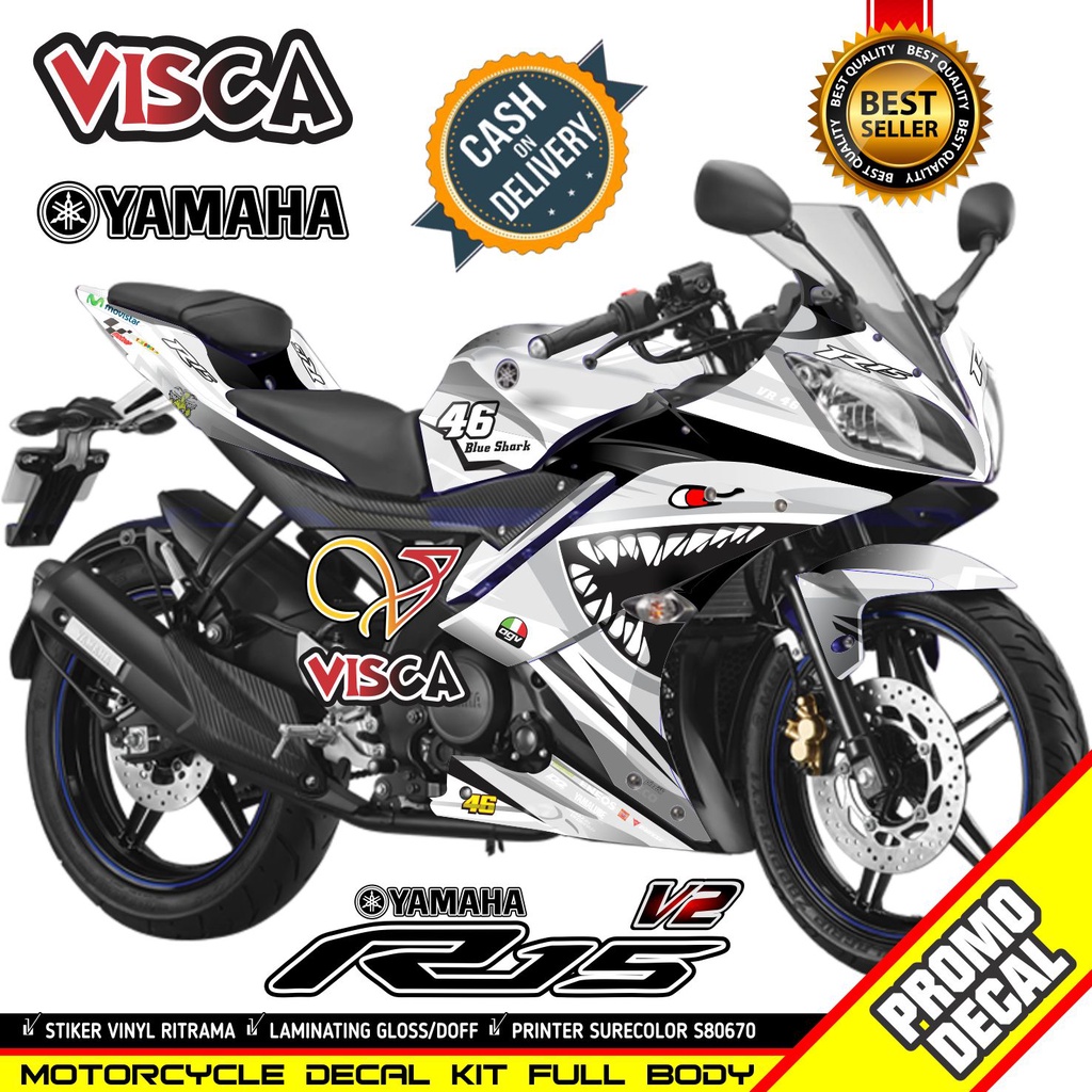 Jual Decal R15 V2 Full Body Dekal R15 V2 Stiker R15 V2 Full Body Keren Striping R15 V2 Variasi ...