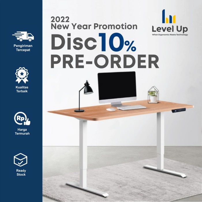 Jual Meja Kantor Frame Kaki Meja Kerja Smart Adjustable Electric ...