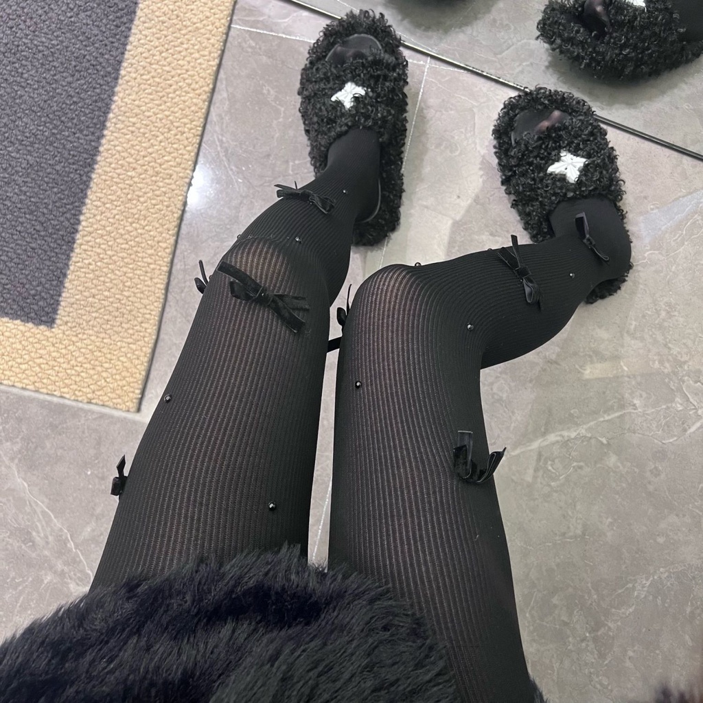 Jual Stoking putih susu wanita musim panas busur tipis Jepang keinginan ...