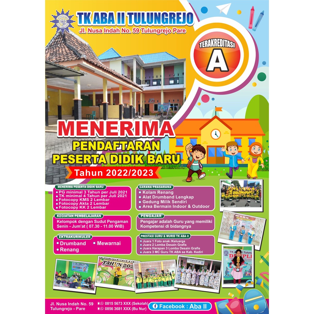 Jual 21 TEMPLATE DESAIN BROSUR PPDB SEKOLAH | Shopee Indonesia