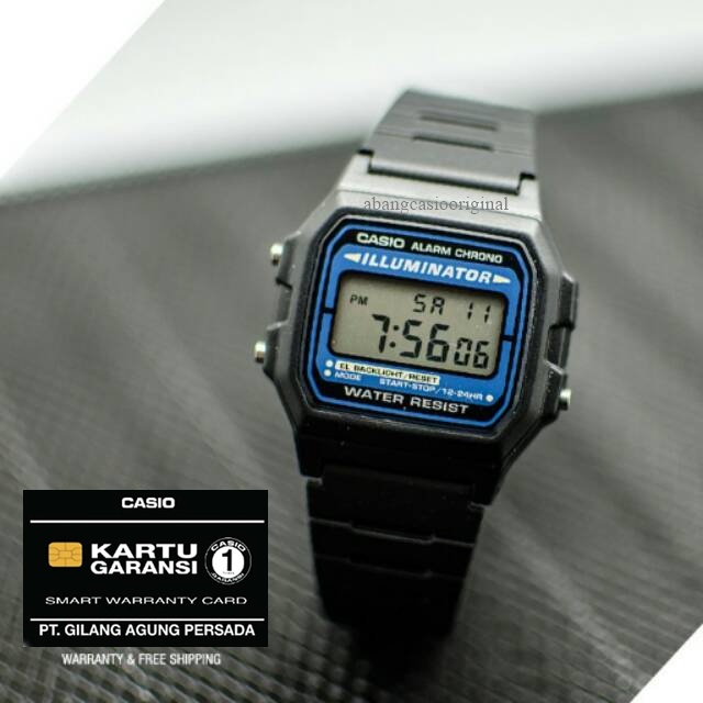 Jual JAM TANGAN Casio F - 105W F-105W F 105W Original RESMI | Shopee ...