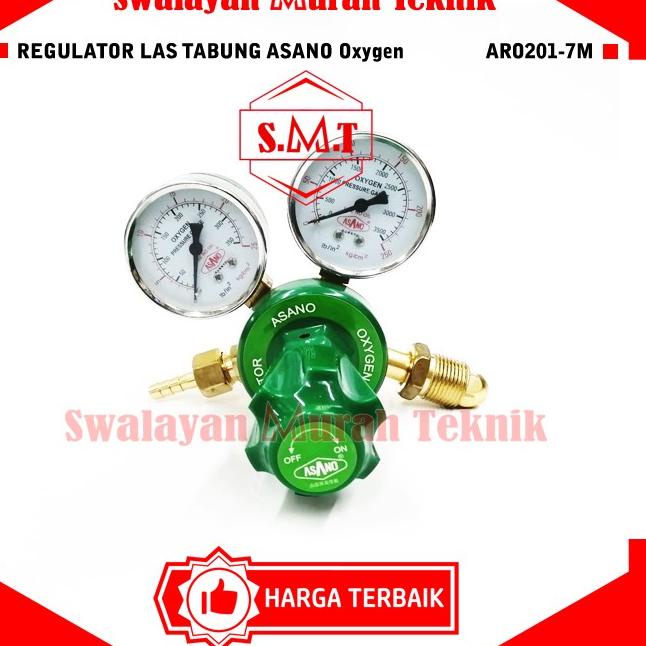 Jual Regulator Las Tabung Oksigen ASANO Oxygen Welding Regulator Oxy | Shopee Indonesia