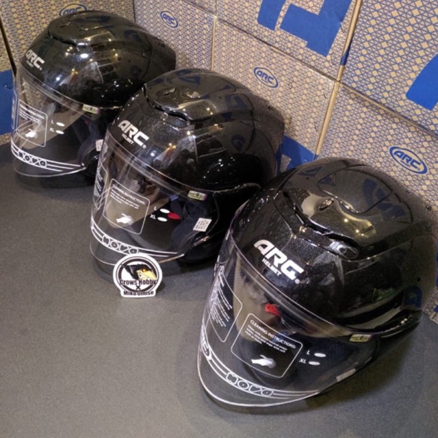 Jual Helm ARC RITZ Original Malaysia Solid Modern Black | Shopee Indonesia