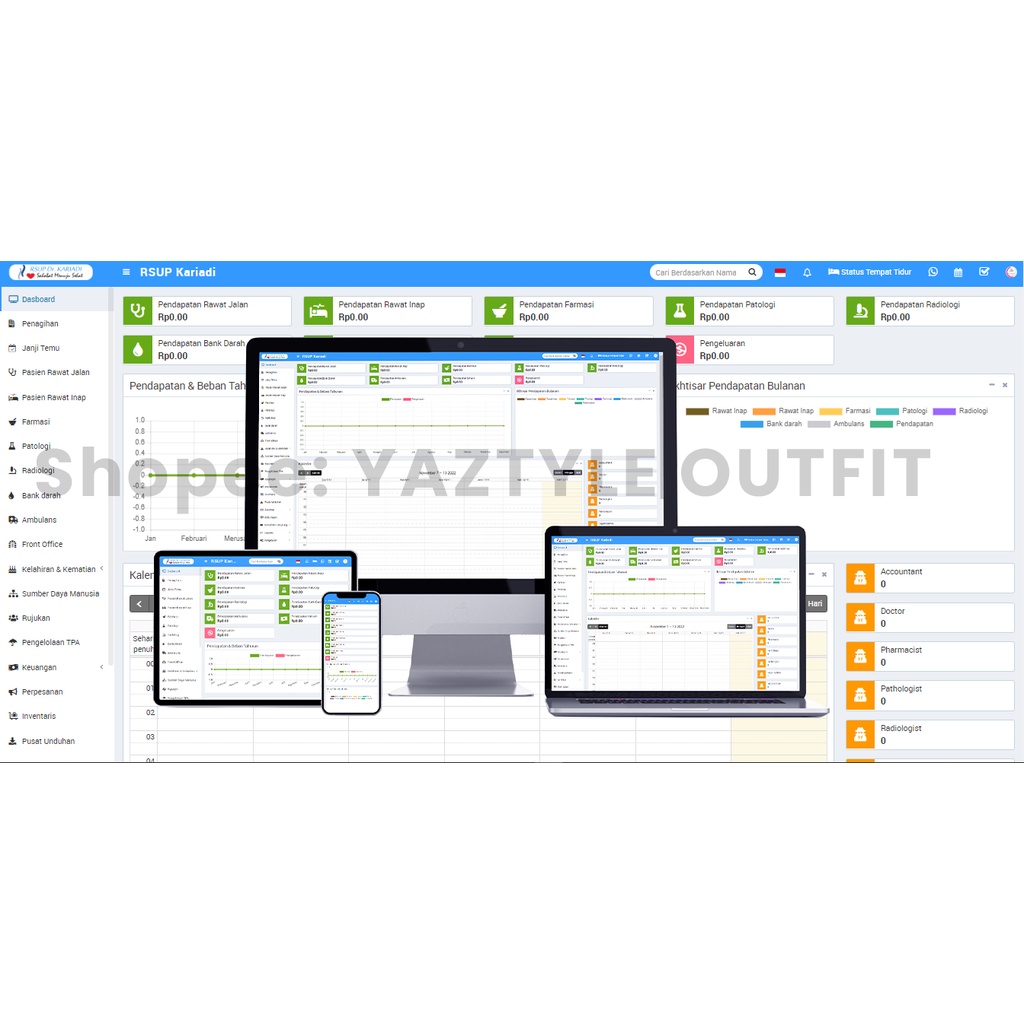 Jual Software Rumah Sakit Klinik Apotek Laboratorium Patologi Radiologi ...