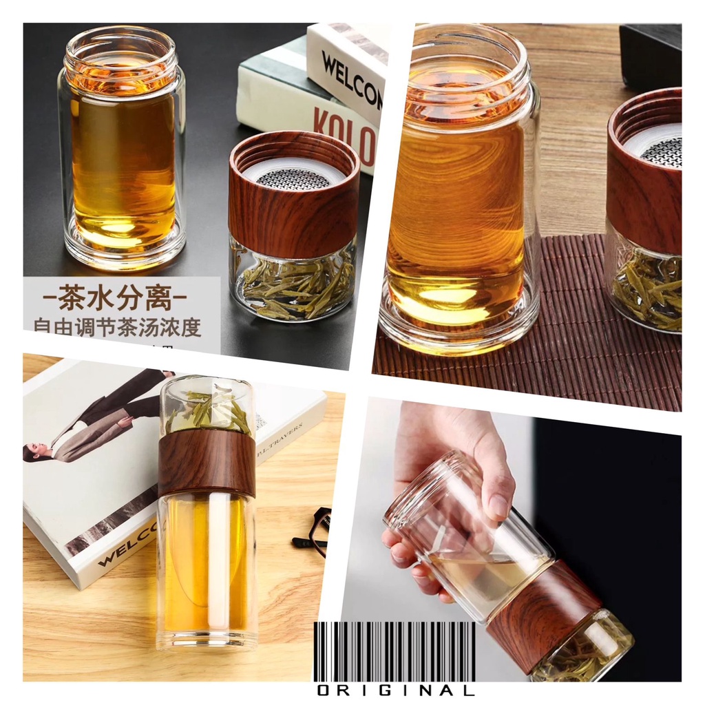 Jual Botol Minum Aesthetic Botol Minum Kaca Saringan Penyaring Teh Tea 230ml F8R8 Murah Tumblr ...