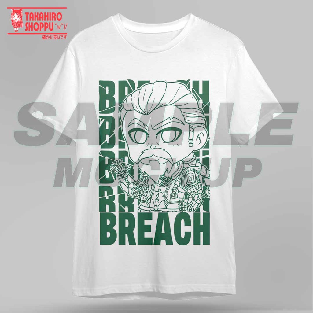Jual Baju Kaos Anime VALORANT CHIBI OUTLINE - BREACH PRINT DTF | Shopee ...