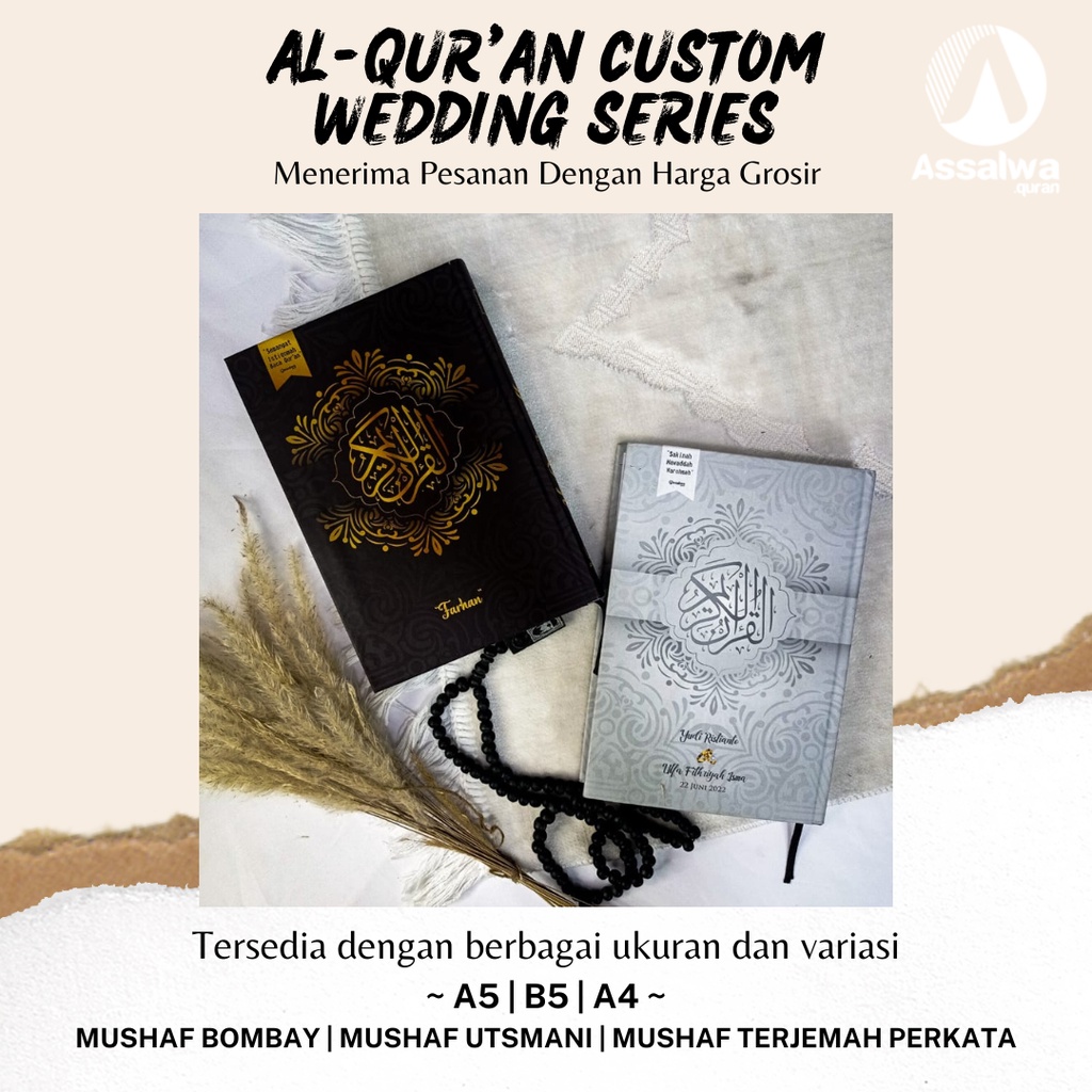 Jual Alquran Custom Nama Murah A5 | Al-Quran Custom Nama Untuk ...