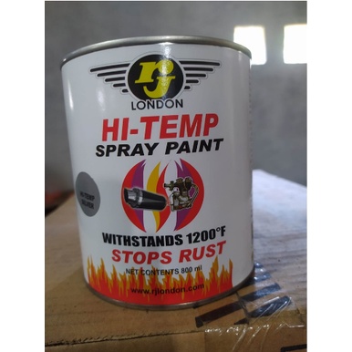 Jual cat hi temp kaleng 1kg / 800 ml cat knalpot cat blok mesin cat ...