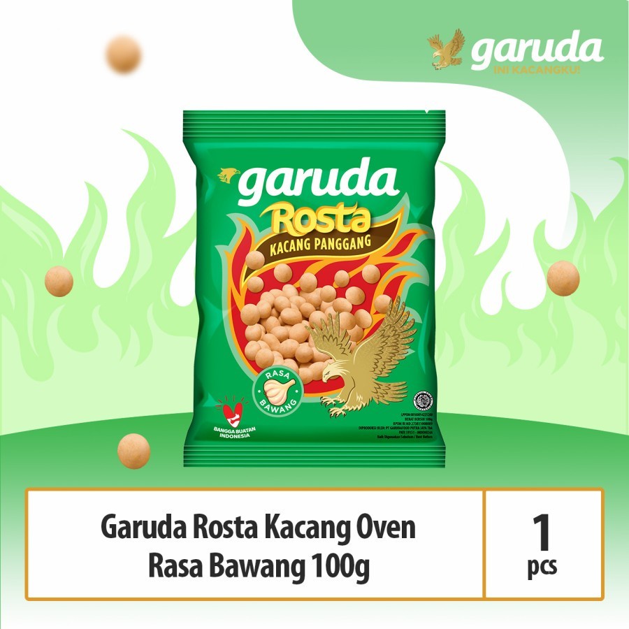 Jual garuda rosta kacang oven / panggang 100gr rasa bawang | Shopee ...