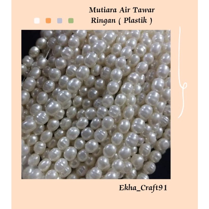 Jual Mutiara Air Tawar Ringan ( Plastik ) | Shopee Indonesia