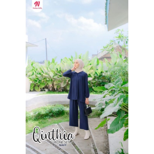 Jual one set Qinthia by netina daily original produk ( ready stock ...