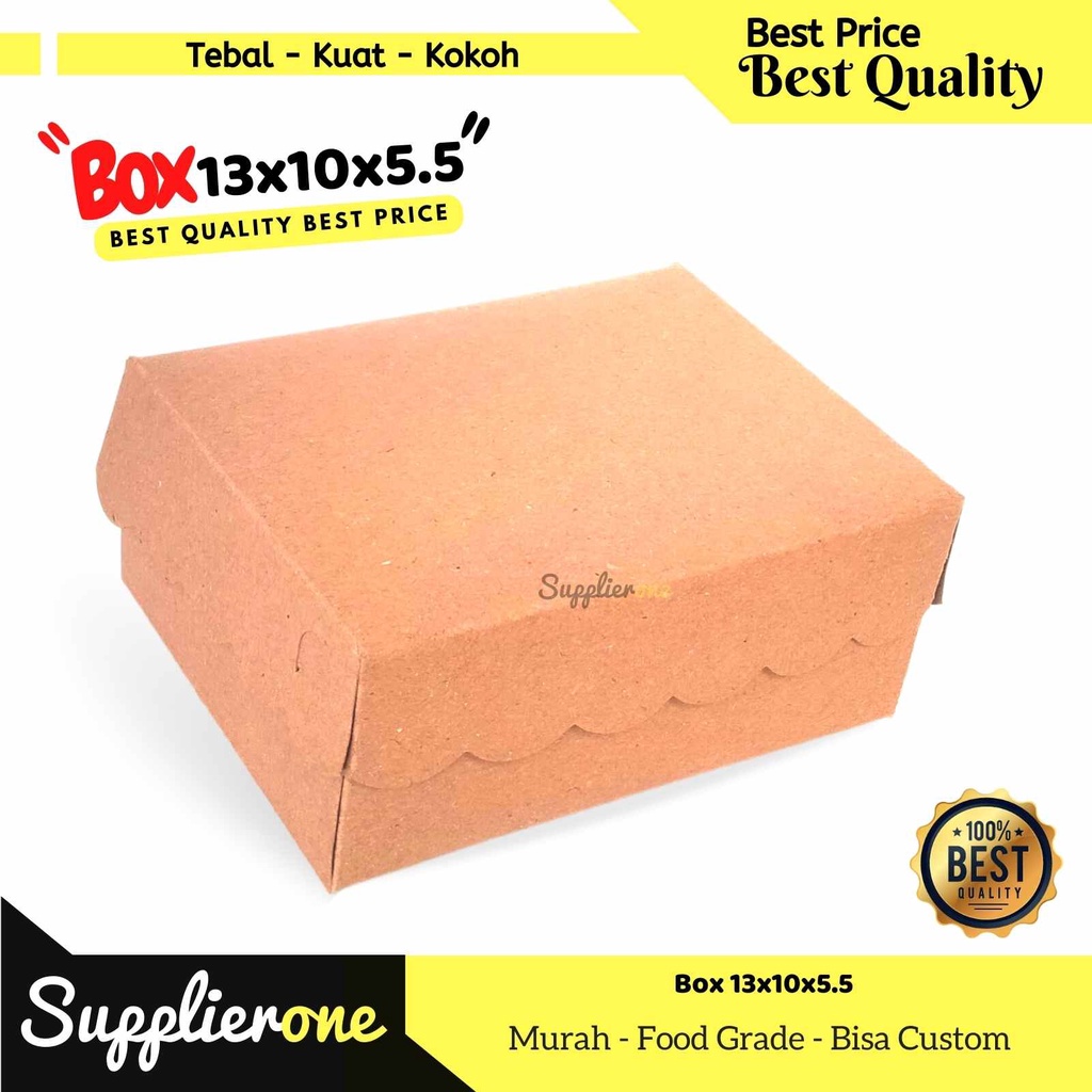 Jual Dus Snack 13x10x5.5 / Dus Kue / Box Fried Chiken / Dus Fried ...