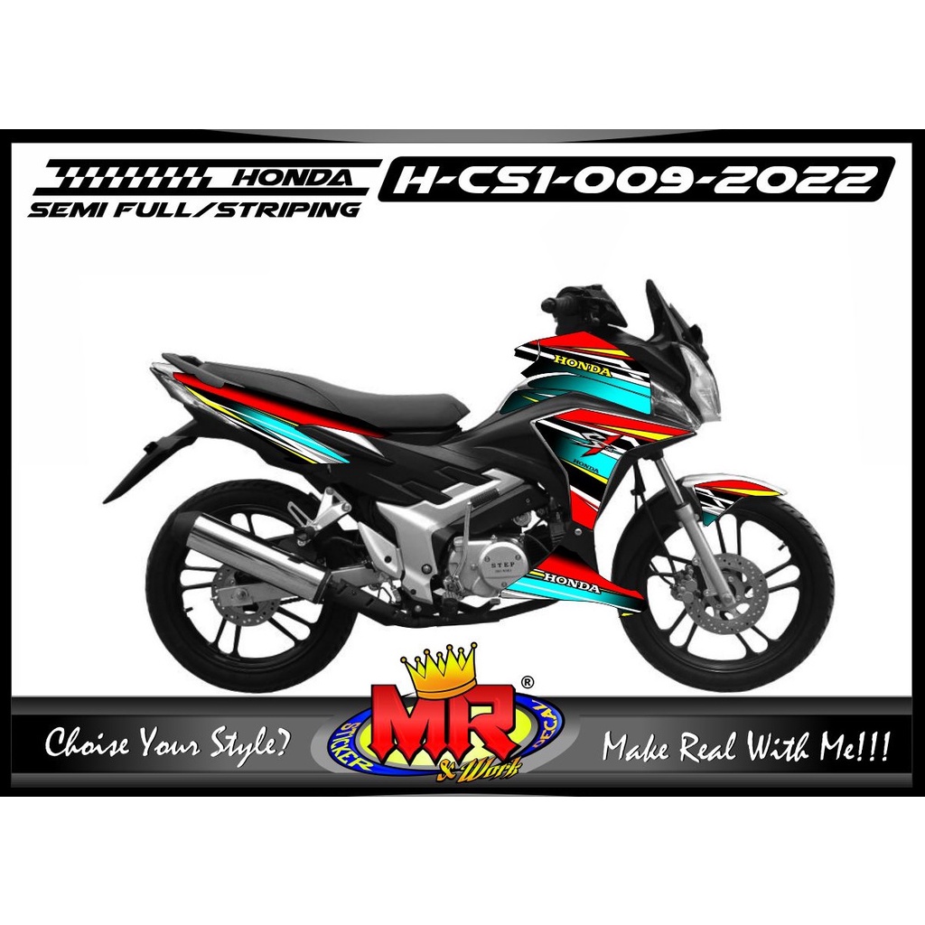 Jual Decal Stiker Striping Decal Motor Honda CS 1 Sporty Decal Custom ...