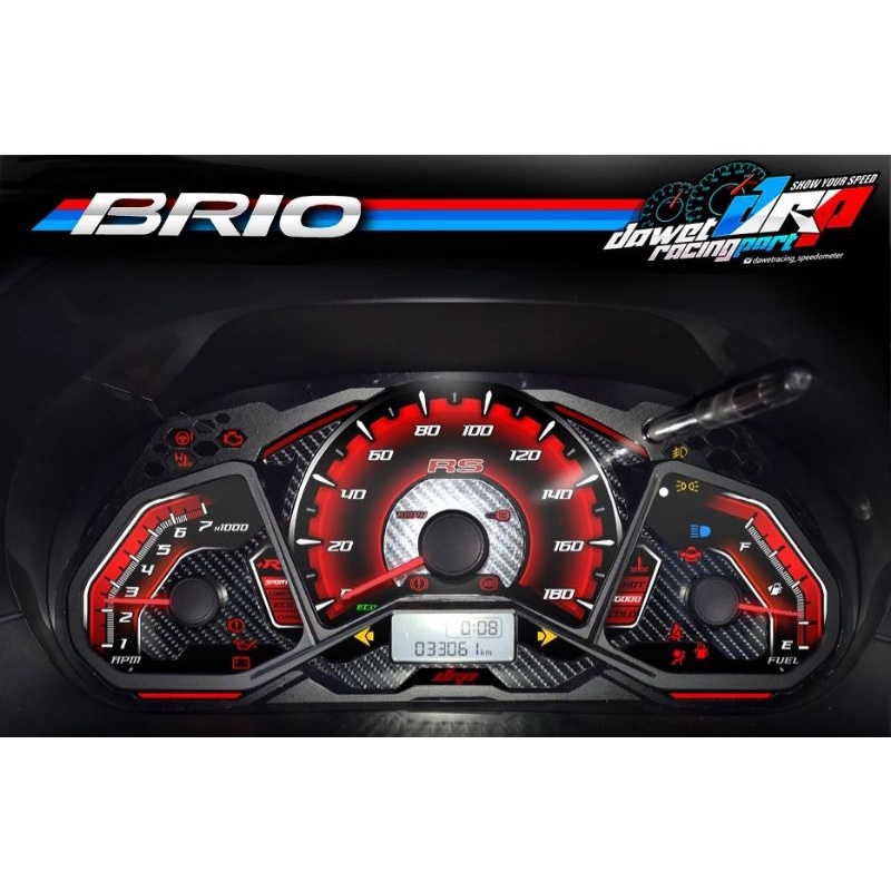 Jual Panel Speedometer Brio Mobilio 3D Custom | Shopee Indonesia