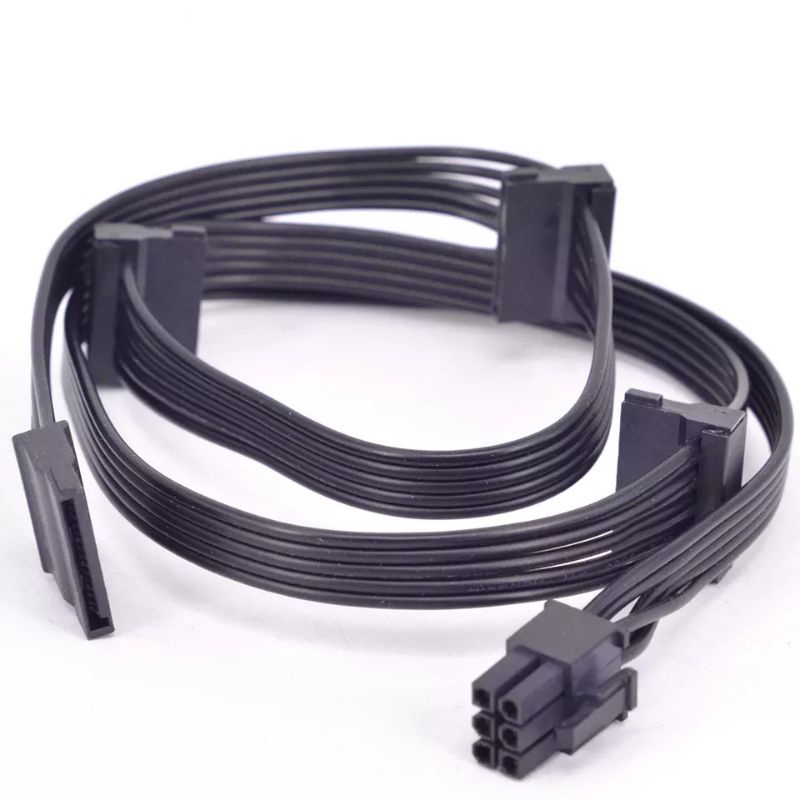Jual kabel modular 6 pin to sata psu asus Rog strix | Shopee Indonesia