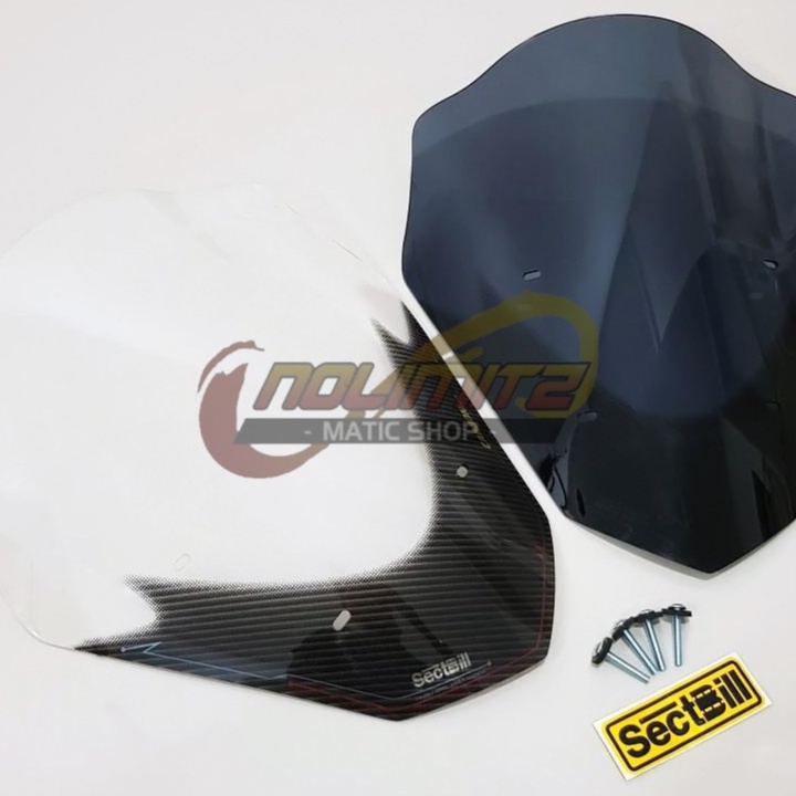 Jual Windshield Sectbill Carbu Carbon Series Visor Yamaha NMAX 2020 ...