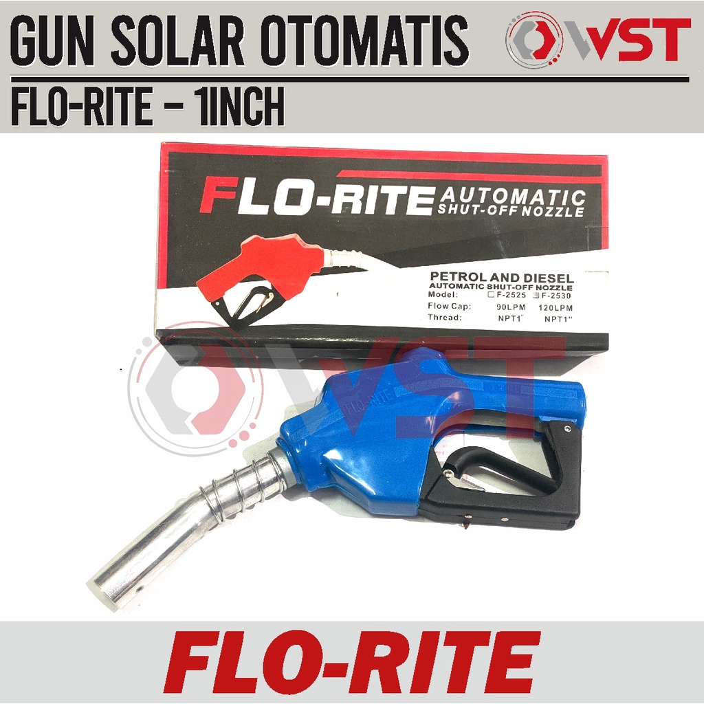 Jual Nozzle Gun Fuel 1inch AUTOMATIC / Florite Gun Solar Bensin 1 inch ...