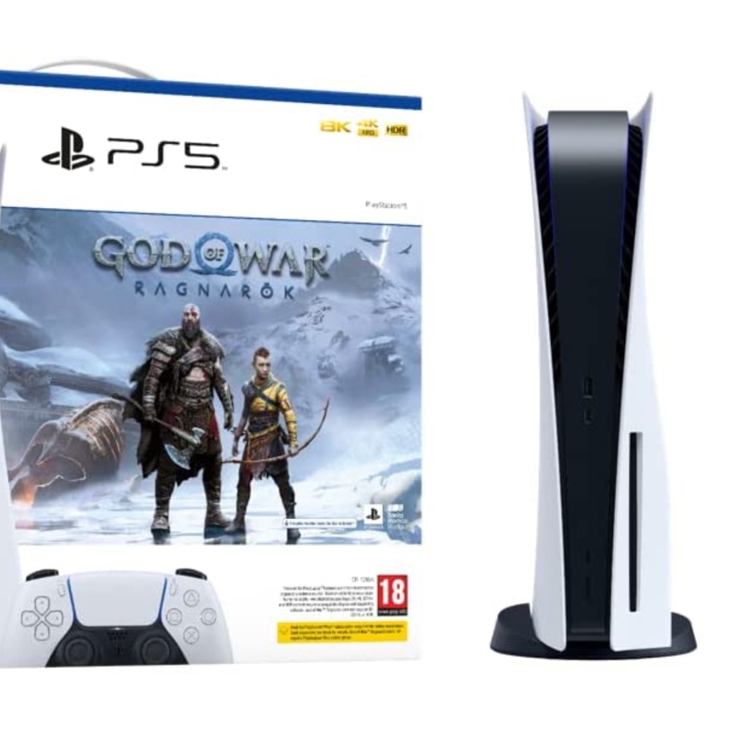 Jual CONSOLE SONY PS5 DISK EDITION 825GB BUNDLE GOW RAGNAROK | Shopee ...