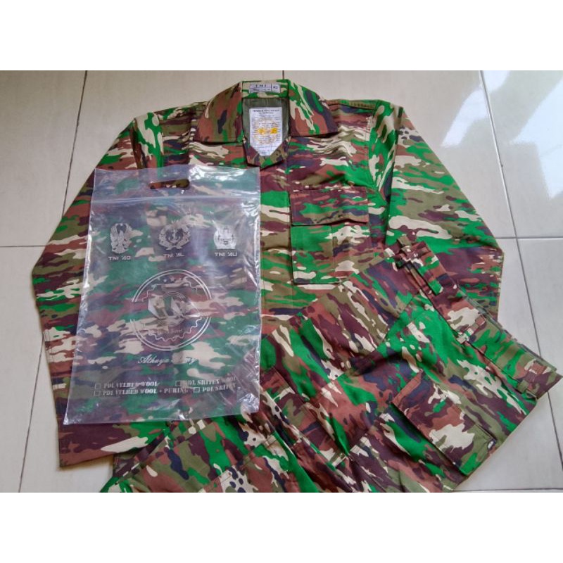 Jual Baju PDL TNI Balotelly Loreng NKRI marta darat Multicam Terbaru | Shopee Indonesia