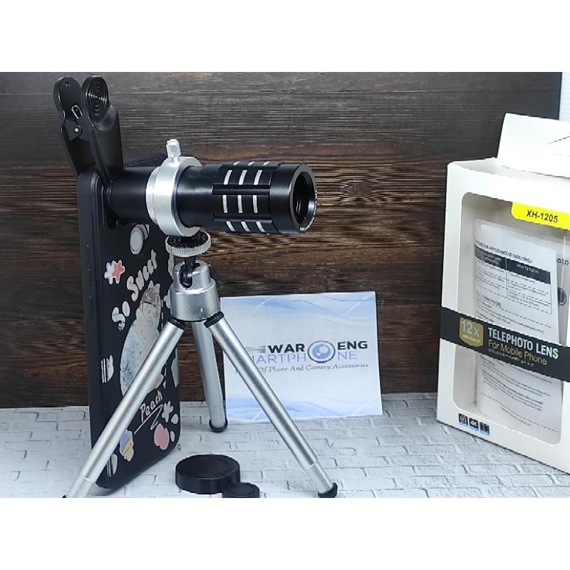Jual Telezoom Lensa Tele 12X Zoom Universal Untuk Segala Macam Jenis HP ...