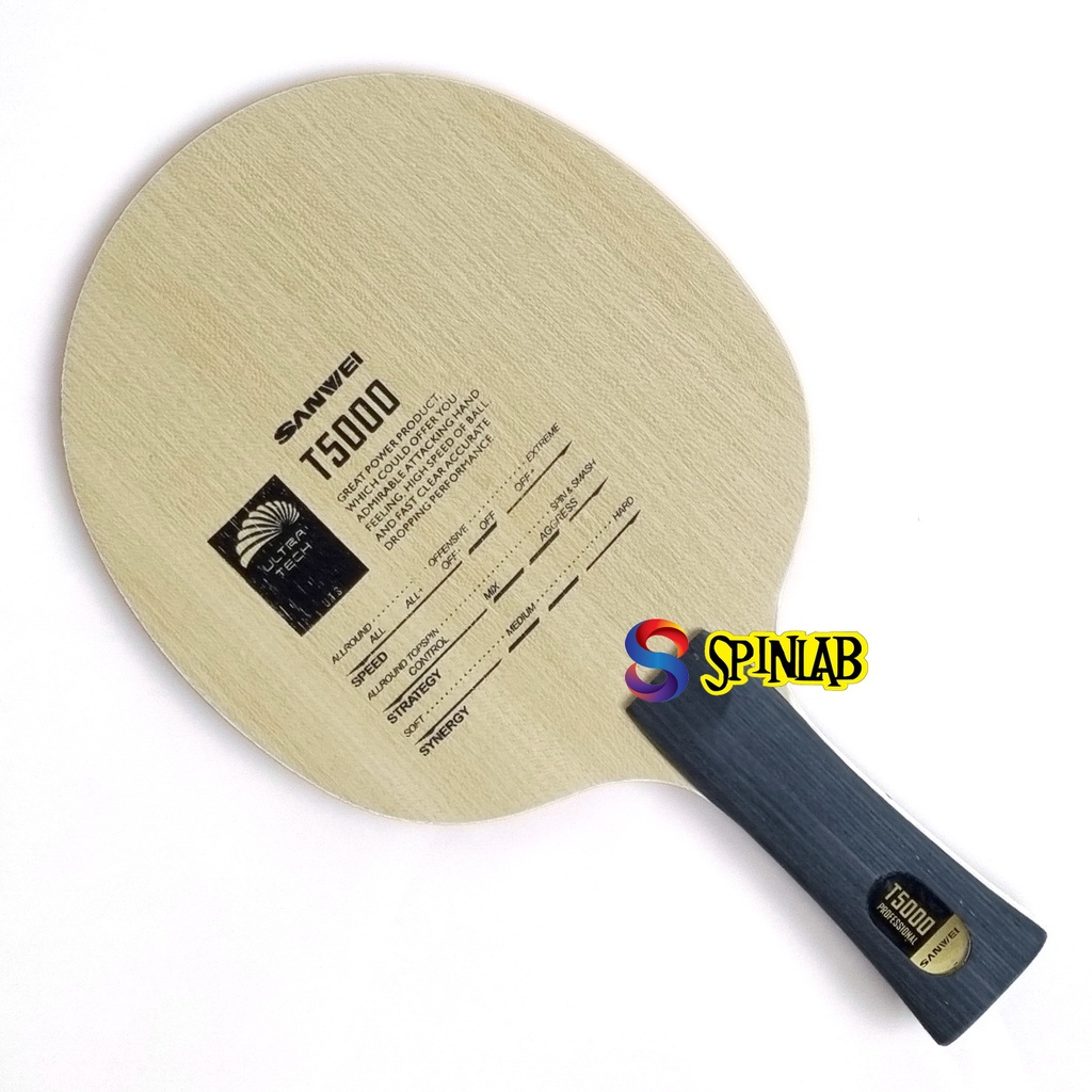 Jual Kayu Bat Pingpong Tenis Meja SANWEI T5000 Ultra Tech | Shopee Indonesia