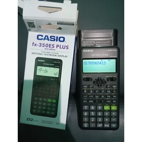 Jual kalkulator casio fx-350 ES PLUS | Shopee Indonesia