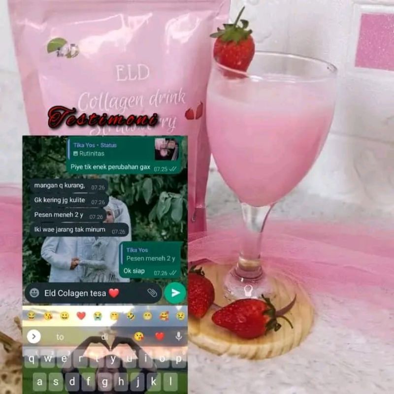 Jual Eld collagen minuman susu sehat aman bpom | Shopee Indonesia