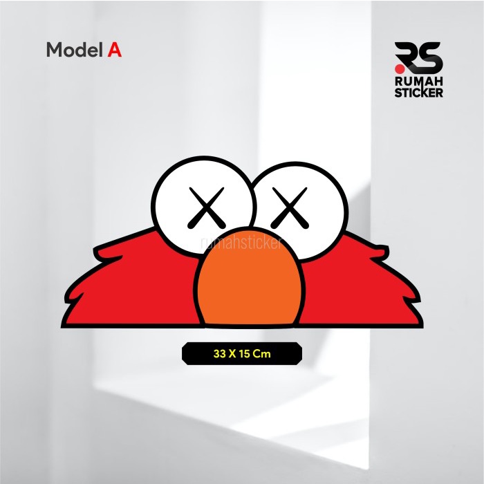 Jual STICKER STIKER CUTTING KARAKTER ELMO VESPA SCOOPY GENIO | Shopee ...