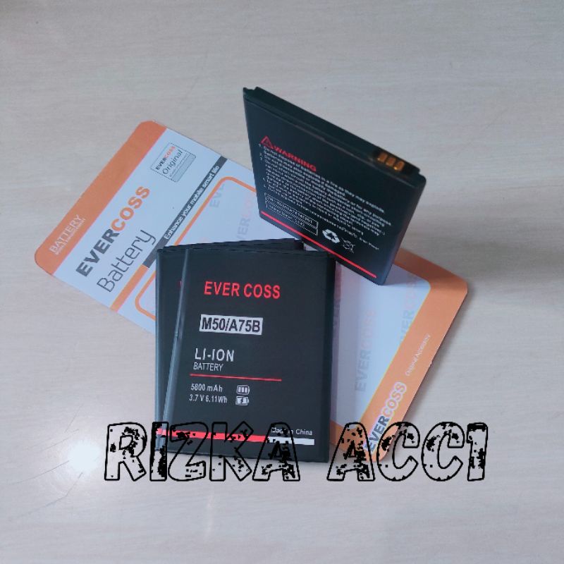 Jual Baterai Batre Evercoss Cross M50 M50 Star / A75B Original Battery ...