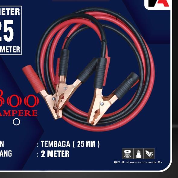Jual KABEL AKI MOBIL / KABEL JUMPER / KABEL ACCU 800 AMPERE 2 METER | Shopee Indonesia