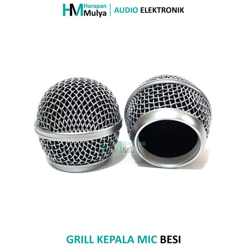 Jual Grill Mic Mik Kepala Microphone Mikrofon Besi | Shopee Indonesia