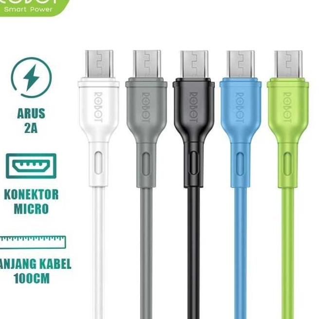 Jual Kabel Data ROBOT RBM100S Micro Usb Original - isi 20 Per Toples ...