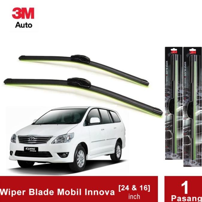 Jual 3M Wiper Frameless Mobil Toyota Innova - Ukuran 24 dan 16 inch ...