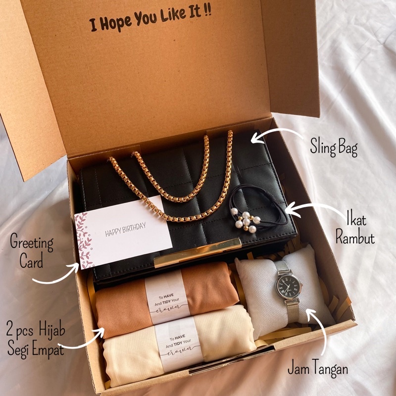 Jual [B9393]HAMPERS GIFT BOX TAS LCR/KADO PACAR/KADO ANNIVERSARY/KADO ...