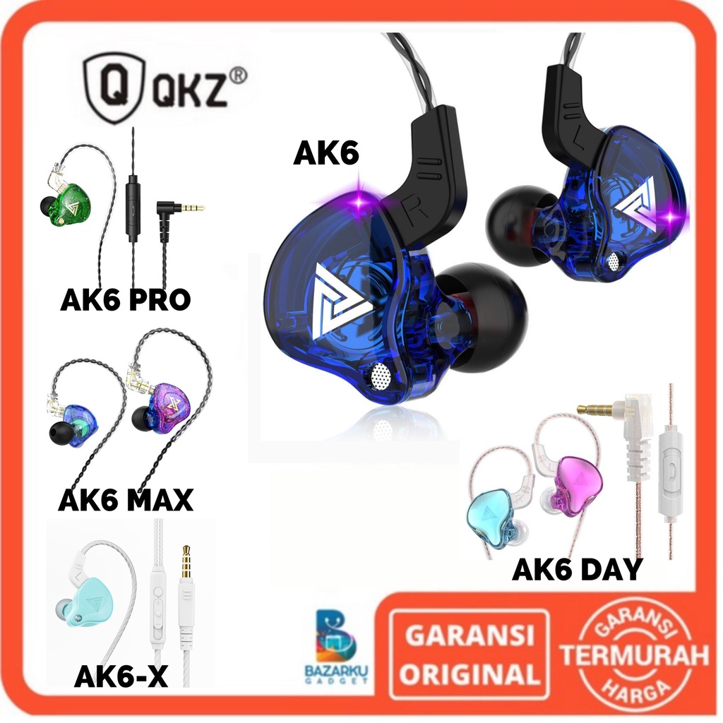 Jual Headset QKZ AK6 QKZ AK6 Pro QKZ AK6 Max QKZ AK6 X Earphone QKZ AK6 Headset Sport Earphone ...