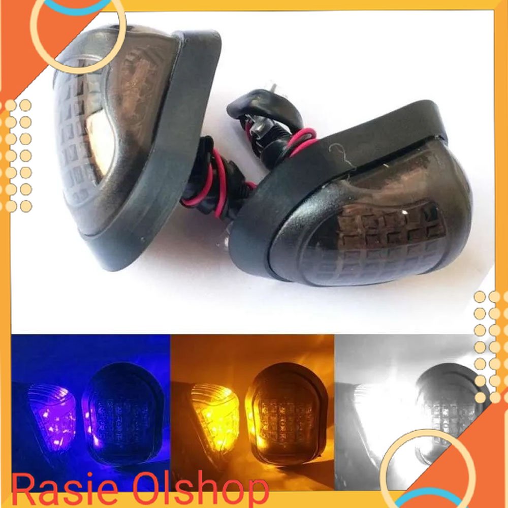 Jual Lampu SEN Tempel Bulat LED - Motor Fairing | Shopee Indonesia