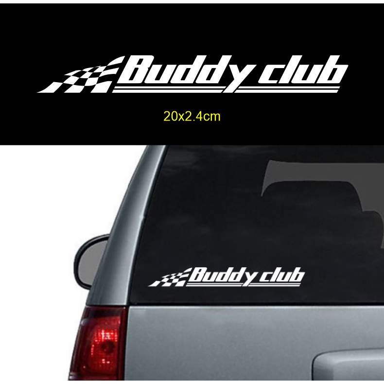 Jual Stiker Mobil Buddy Club - Car Decal Sticker | Shopee Indonesia