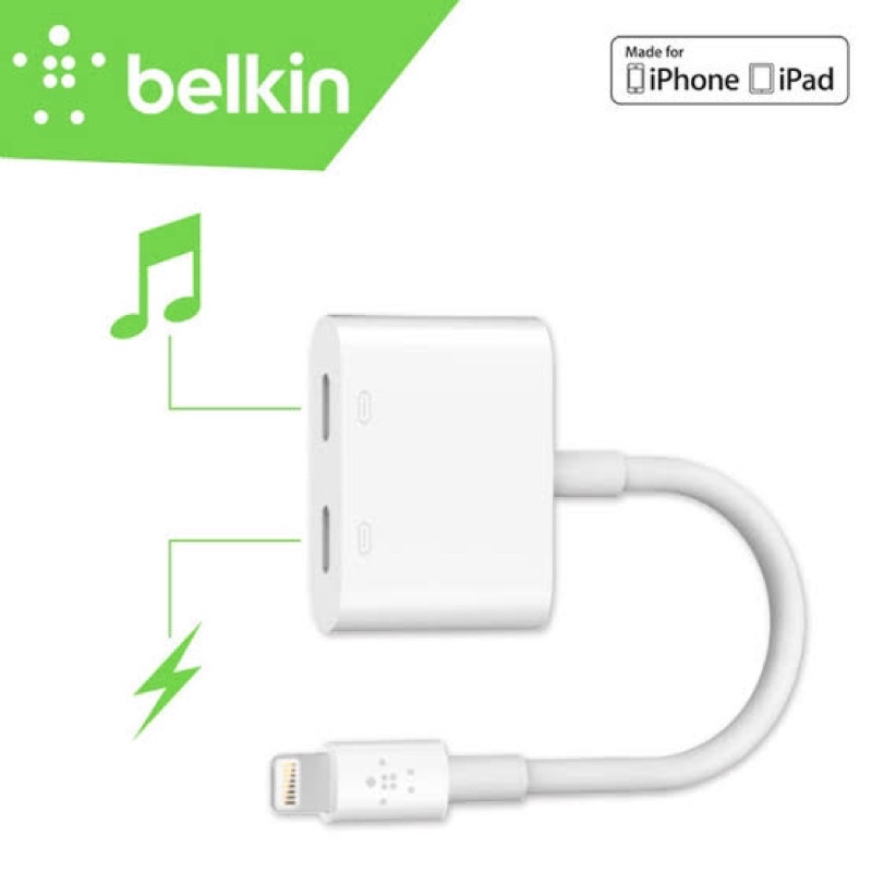 Jual Belkin Dual Lightning Splitter Audio iPhone Terbaik | Shopee Indonesia