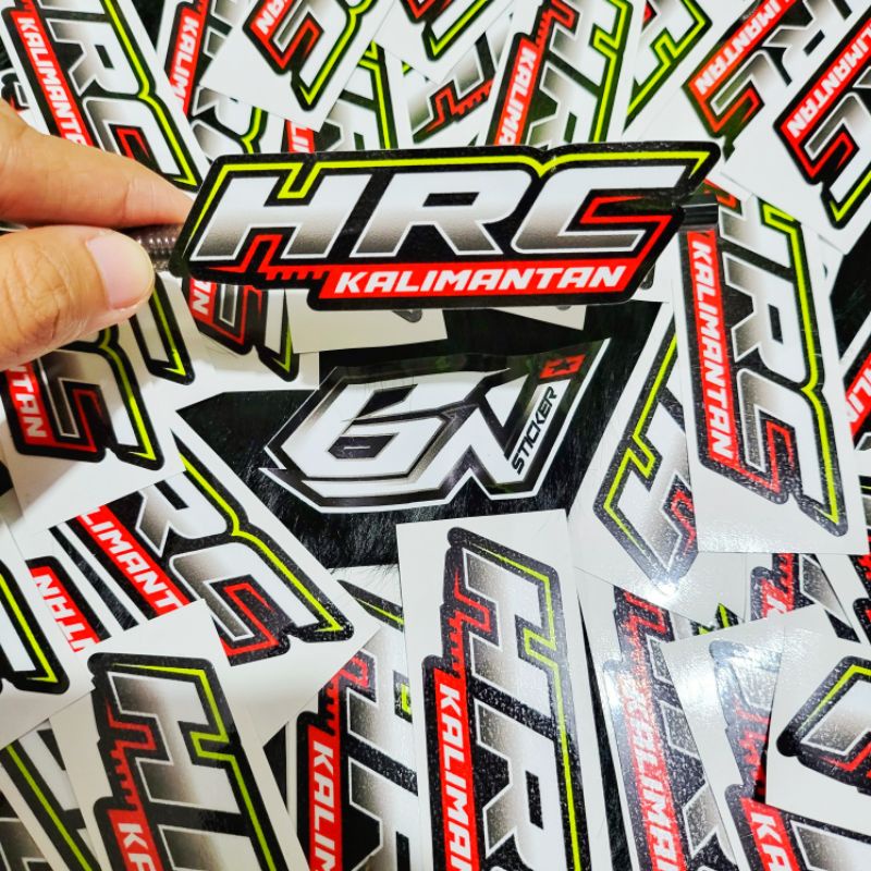 Jual stiker viral sticker kata2 HRC Kalimantan | Shopee Indonesia