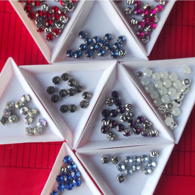 Jual diamond cangkang bulat ss25 12pcs | Shopee Indonesia