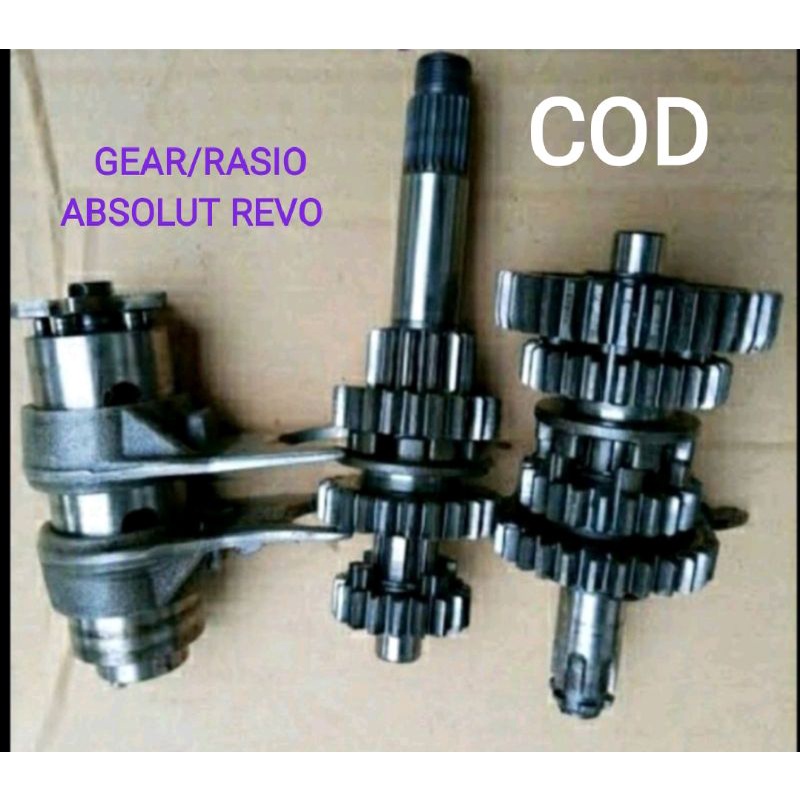 Jual GEAR/RASIO GIGI TRANSMISI 1PAKET ABSOLUT REVO PNP HONDA BLADE ...
