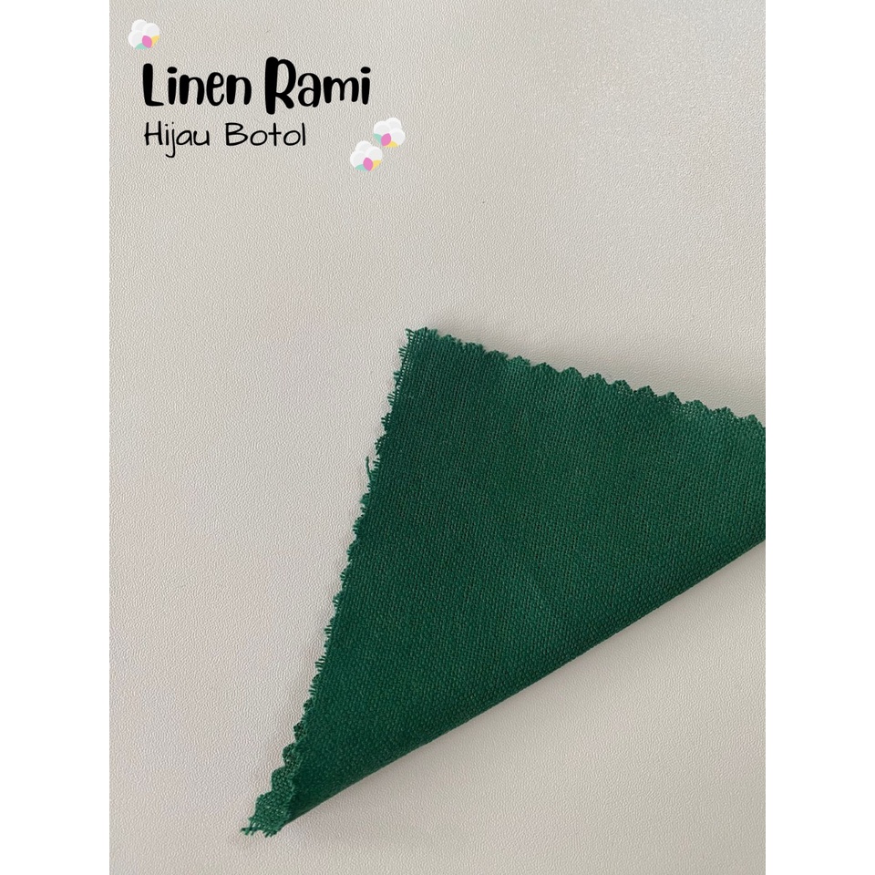 Jual 1 Meter Kain Linen Rami Bahan Katun Linen | Shopee Indonesia
