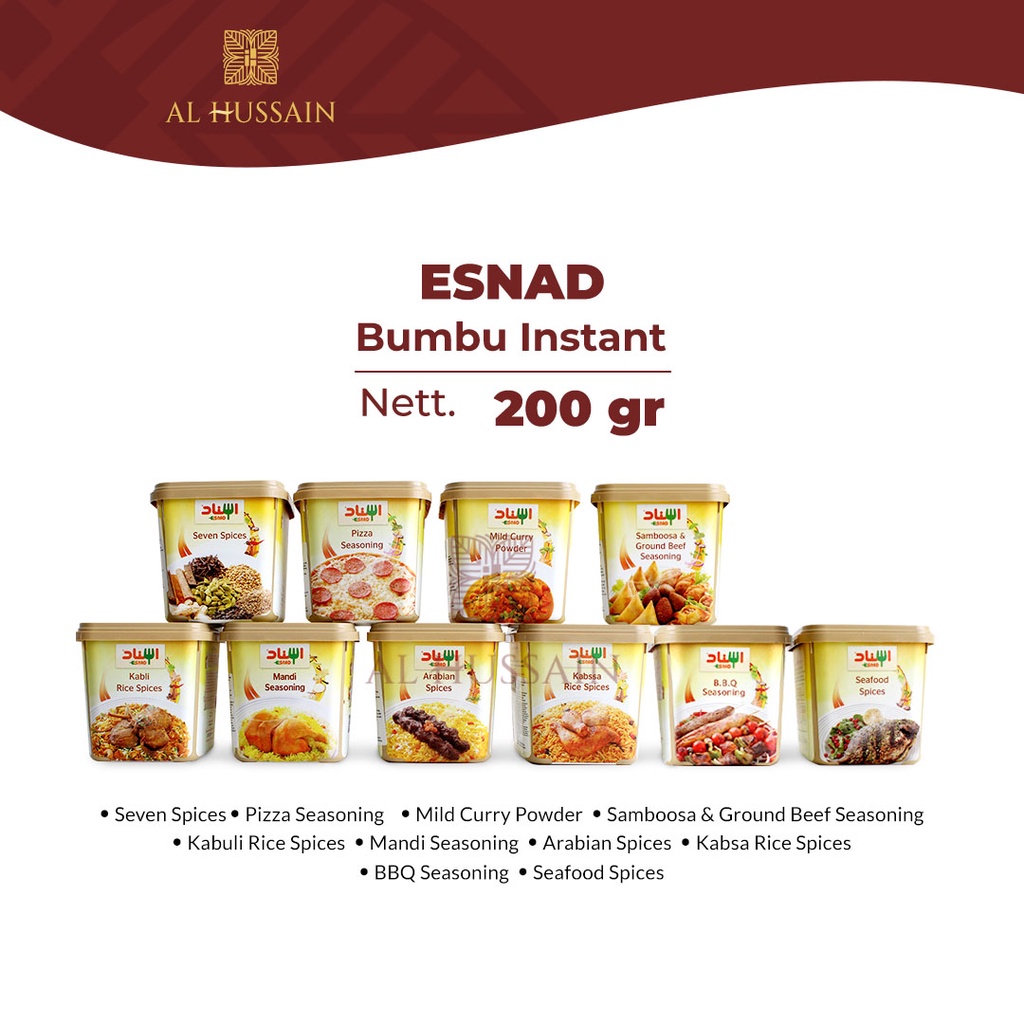 Jual Esnad Bumbu Siap Pakai Khas Arab 200gr | Shopee Indonesia