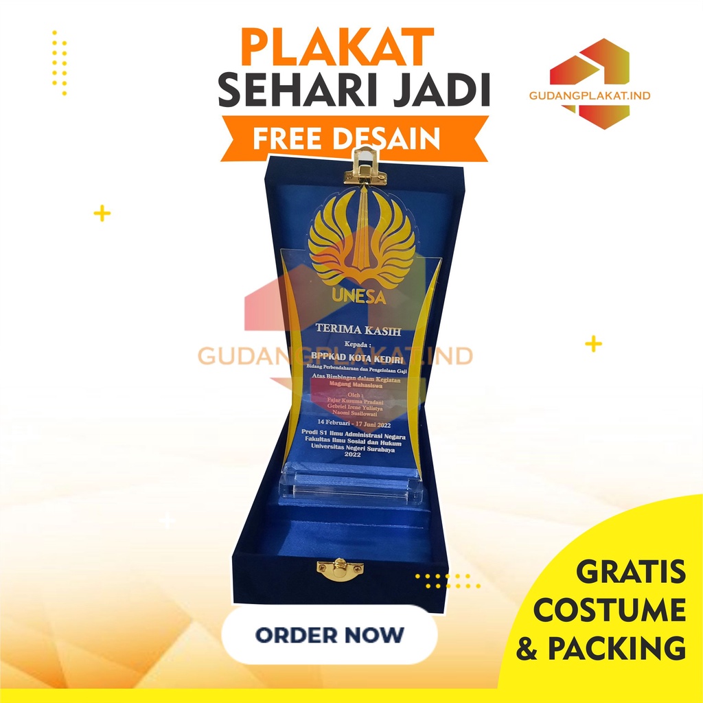 Jual Sehari Jadi Plakat Costume Bentuk logo Vandel Pelakat Acrylic ...
