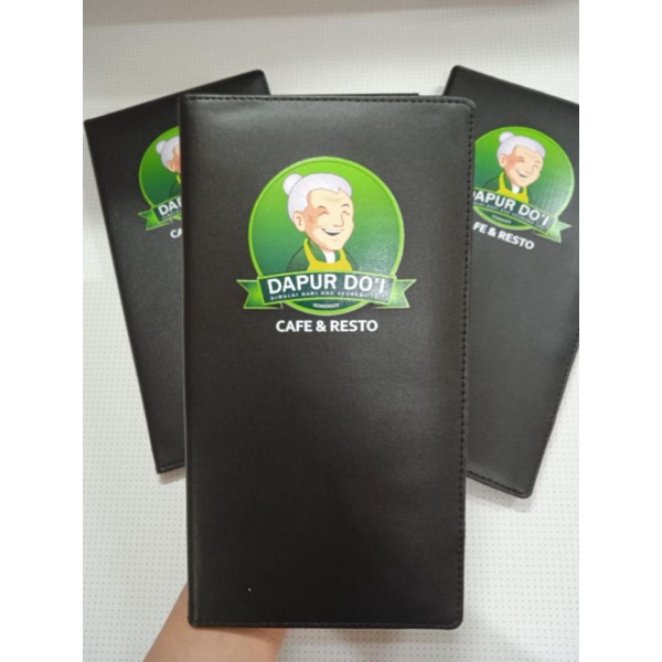 Jual COVER BILL COSTUM DENGAN LOGO PRINT UV | Shopee Indonesia