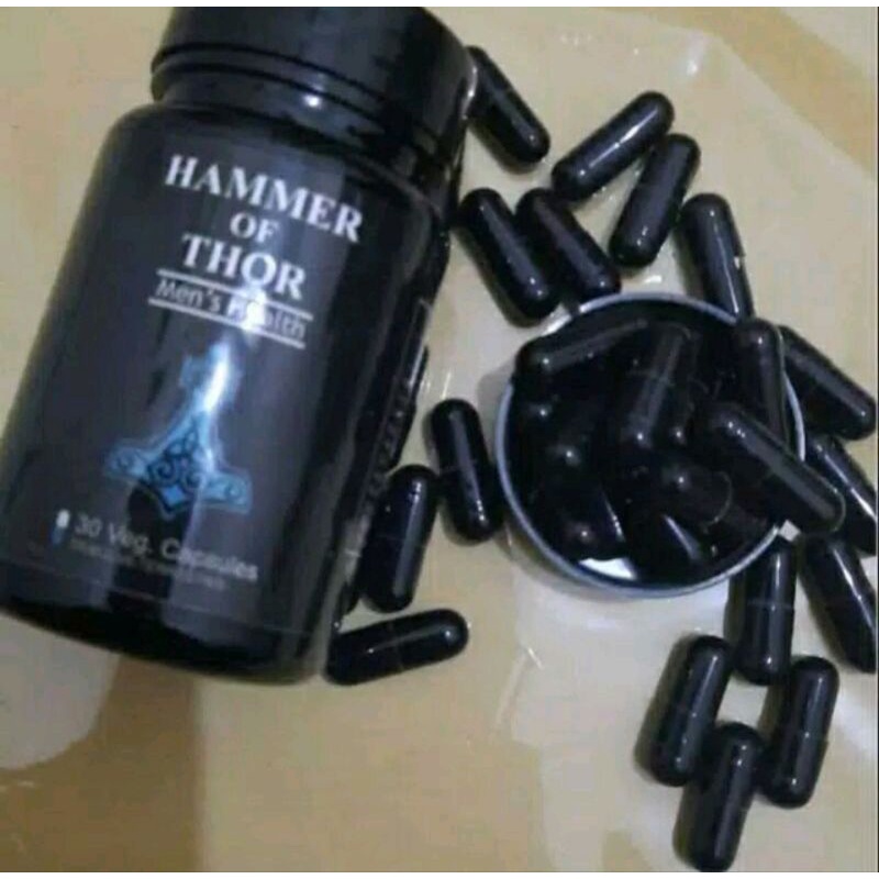 Jual hammer of thor black kapsul hitam original asli 100% italy | Shopee Indonesia