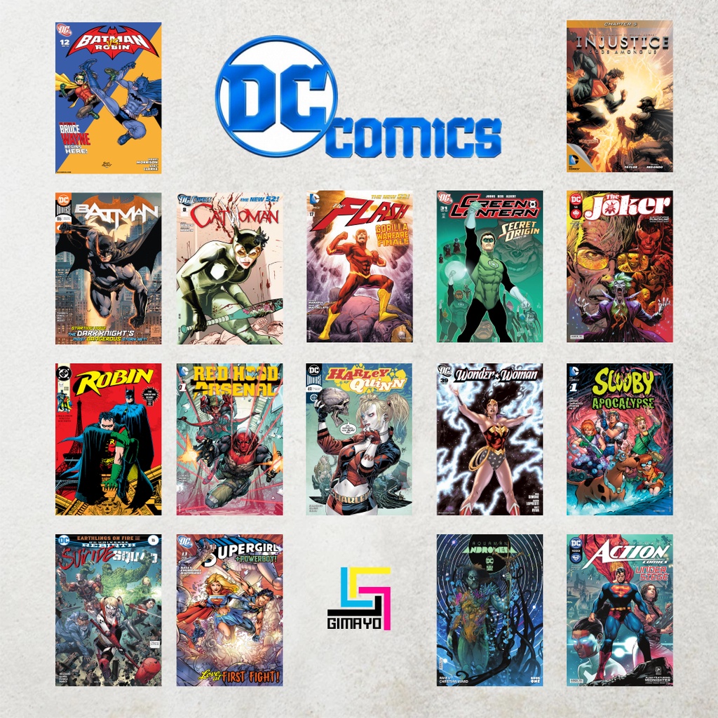 Jual Poster DC Comics Cover Film dan Komik Dekorasi Aesthetic Dinding ...