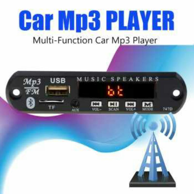 Jual kit modul mp3 bluetooth DC 12 volt | Shopee Indonesia