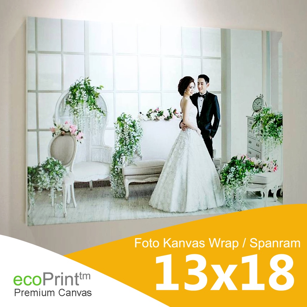 Jual Cetak Foto Kanvas Photo Canvas Print Spanram Wrap Ukuran 5r 13x18 ...