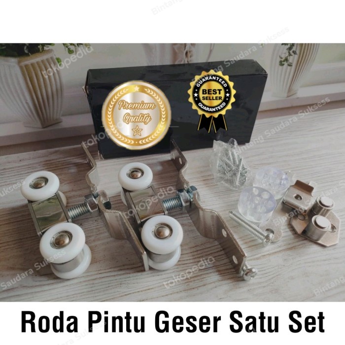 Jual Roda Rel Pintu Geser Satu Set | Shopee Indonesia
